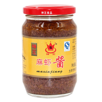 正宗神王麻虾酱大丰270g野生盐城