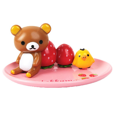 轻松熊草莓限量手办小摆件玩具