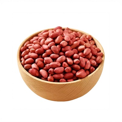 正宗农家红皮花生米无壳四粒红