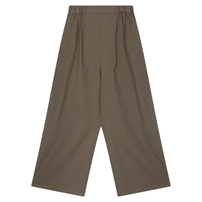 studio CLIP 休闲裤女2025冬季新款日系格纹慵懒阔腿裤289931