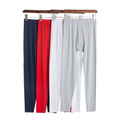 秋裤男薄款热皮莫代尔女打底裤