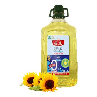 金鹿轻悦0反式脂肪葵花籽油4.05L