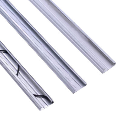 大棚卡槽卡簧热镀锌加厚配件大全纳米铝合金防风压条压膜槽连接片