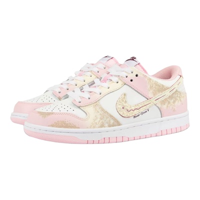 定制 NikeDunk 皮革 礼袋舒适百搭 减震 低帮 儿童板鞋 男女同款