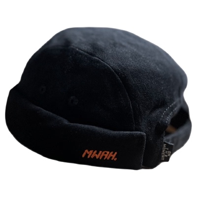 日本牌磨毛复古字母地主帽