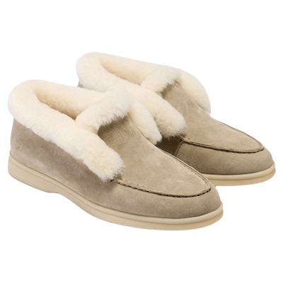 fed保暖单鞋女冬季新款女鞋加绒乐福鞋轻便棉鞋女款S1217-ZCA757