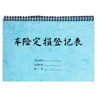 车险定损登记表维修养护台账