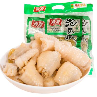 有友好货爆款泡椒凤爪100g×5包