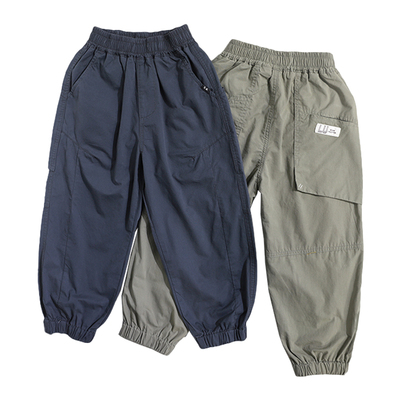 啦芙莱男女童百搭休闲裤束脚裤