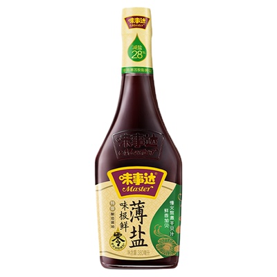 味事达味极鲜薄盐酱油760ml 特级造酿减盐酱油炒菜凉拌厨房家用