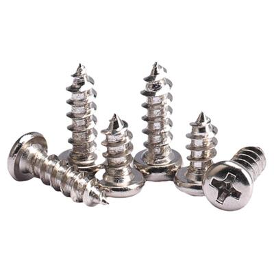 碳钢高强度镀镍十字盘头自攻螺丝