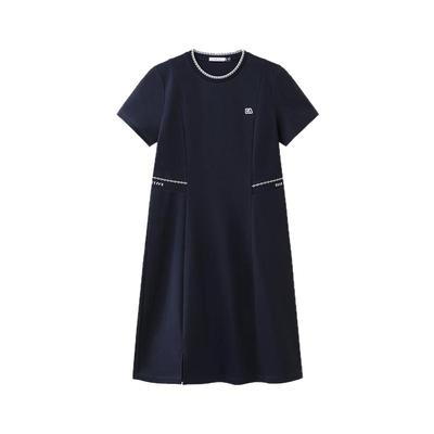 ELLEActive极简风琴褶连衣裙