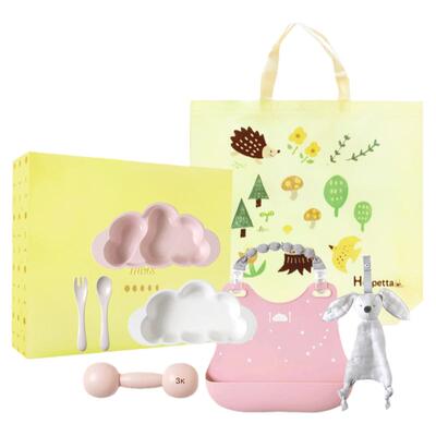 10mois日本进口餐具围兜礼盒