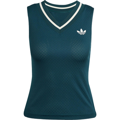 Adidas/阿迪达斯正品三叶草女士休闲修身运动V领透气背心JM4738