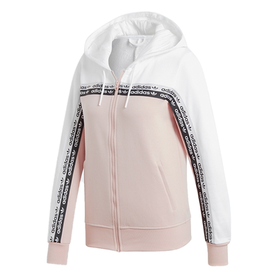 阿迪达斯女子正品针织连帽外套