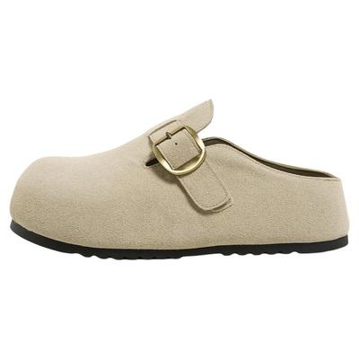 F21包头半拖大头勃肯鞋女款2025