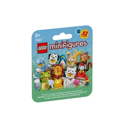 乐高71051人仔抽抽乐动物系列