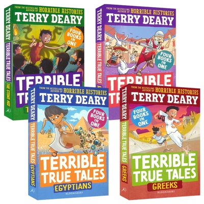 Terrible True Tales 糟糕又真实的故事 石器时代古希腊古罗马古埃及 可怕的历史作者Terry Deary 儿童历史读物 英文原版进口图书