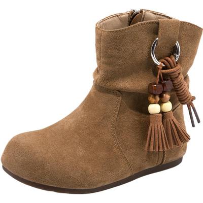 ARIACA艾芮苏流苏短靴儿童堆堆靴