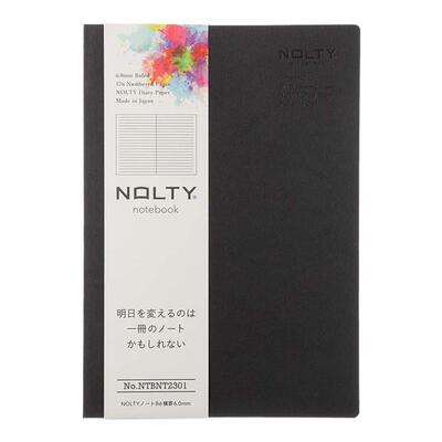 日本能率手帐NOLTY NOTEBOOK方格横线笔记本记事本A5B6商务本