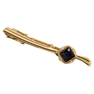 男士金色商务结婚别针西装领带夹