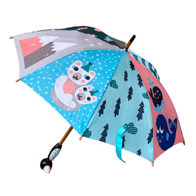 vilac儿童木质直柄轻便卡通雨伞