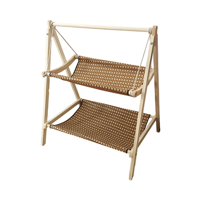 TreasureTail实木双层宠物窝