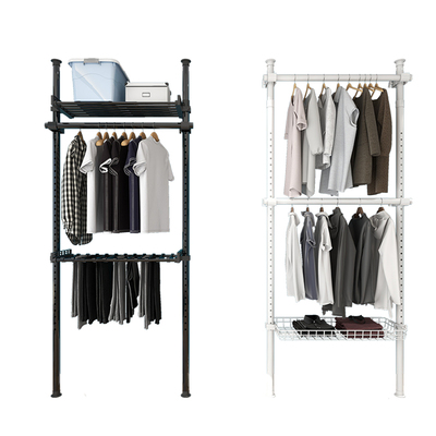 顶天立地衣柜晾衣架落地卧室家用网红挂衣架置物架置衣架收纳神器