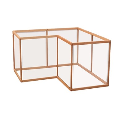 宠物狗围栏实木亚克力小狗围栏