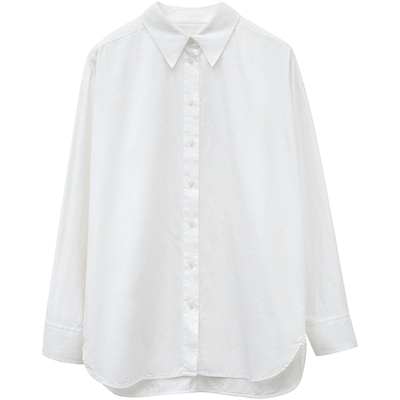 333sss 版型巨好的白衬衫～兜型纸片人宽松长袖衬衣女舒适春夏款