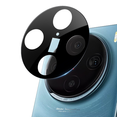 蓝猩适用VivoX100钢化膜全包镜头