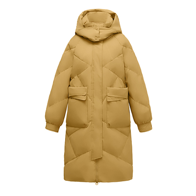 正品清仓雅鹿羽绒服女中长款加厚