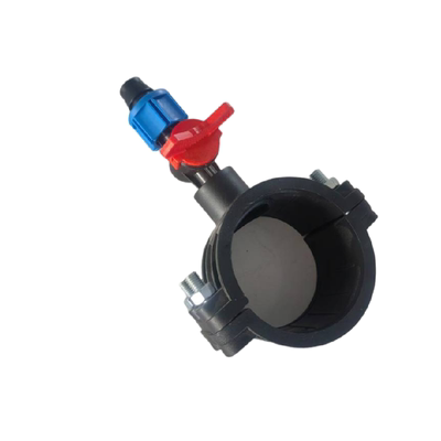 PE/PVC主管鞍座三通锁母外丝阀