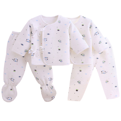 新刚出生婴儿3个月保暖衣服纯棉