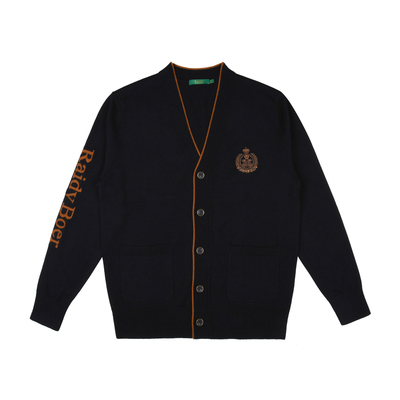 【舒弹羊毛】RaidyBoer/雷迪波尔2025年秋男刺绣针织毛衣开衫5410