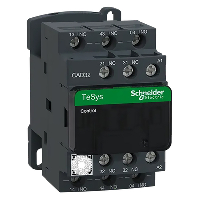 施耐德接触器式中间继电器CAD32