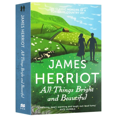 万物有灵且美英文原版 All Things Bright and Beautiful 人与动物的故事 众生皆灵且美 吉米哈利 James Herriot 英文版进口英语书