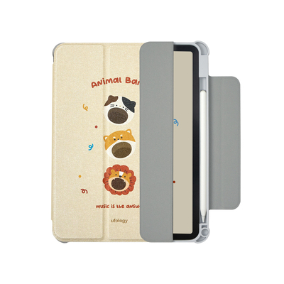 Ufology原创适用ipadair6保护壳pro2024平板mini6保护套air4/5磁吸全包air3笔槽11寸13寸苹果7/8/9/10代动物