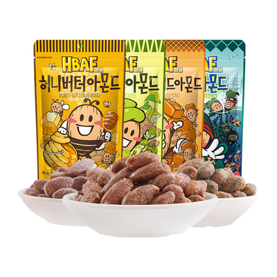 韩国进口网红扁桃仁HBAF/芭蜂