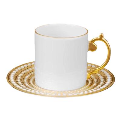 L'OBJETPerlée珍珠链陶瓷茶杯