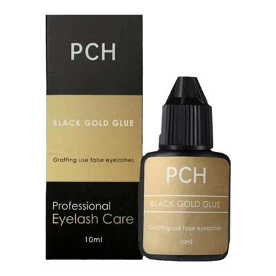 PCH 黑金速干胶水可搓洗1-2秒快干嫁接睫毛胶水持久牢固软态不硬