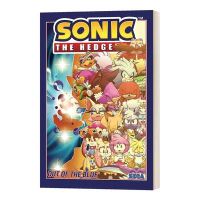 英文原版 Sonic The Hedgehog Vol 8 Out of the Blue 刺猬索尼克第八卷 出乎意料 音速小子 动漫漫画 英文版 进口英语原版书籍
