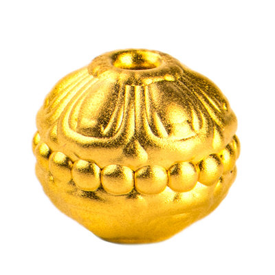 莲花汉堡珠金米黄金格桑花转运珠