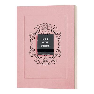 写后即焚创意笔记本日志粉色