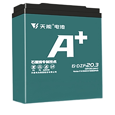 天能铅酸电瓶6-DZF-20.3电动车