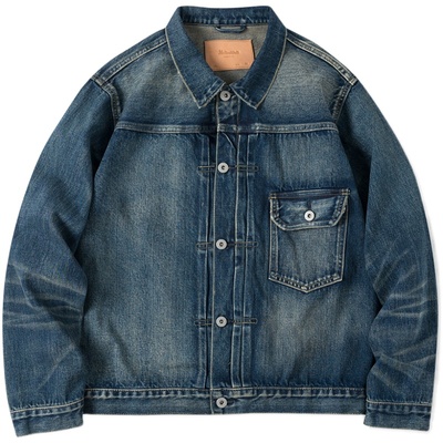 手工牛仔夹克nativewell