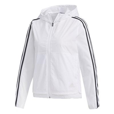 Adidas/阿迪达斯正品春秋女子修身休闲运动夹克拉链外套FM9257