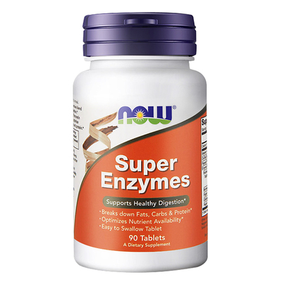 NOWfoods诺奥美国进口超级消化酶胶囊全谱复方成人调理肠胃片正品