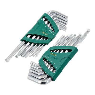 世达内六角扳手套装7件迷你加长