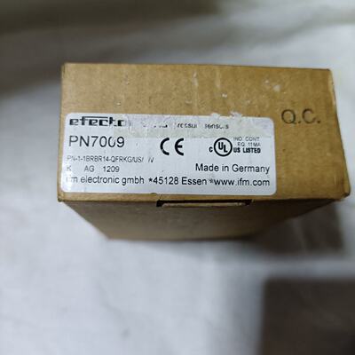 议价ifm压力传感器 PN7009 PN-1-1BRBR14-QFRKG/US/  /V
